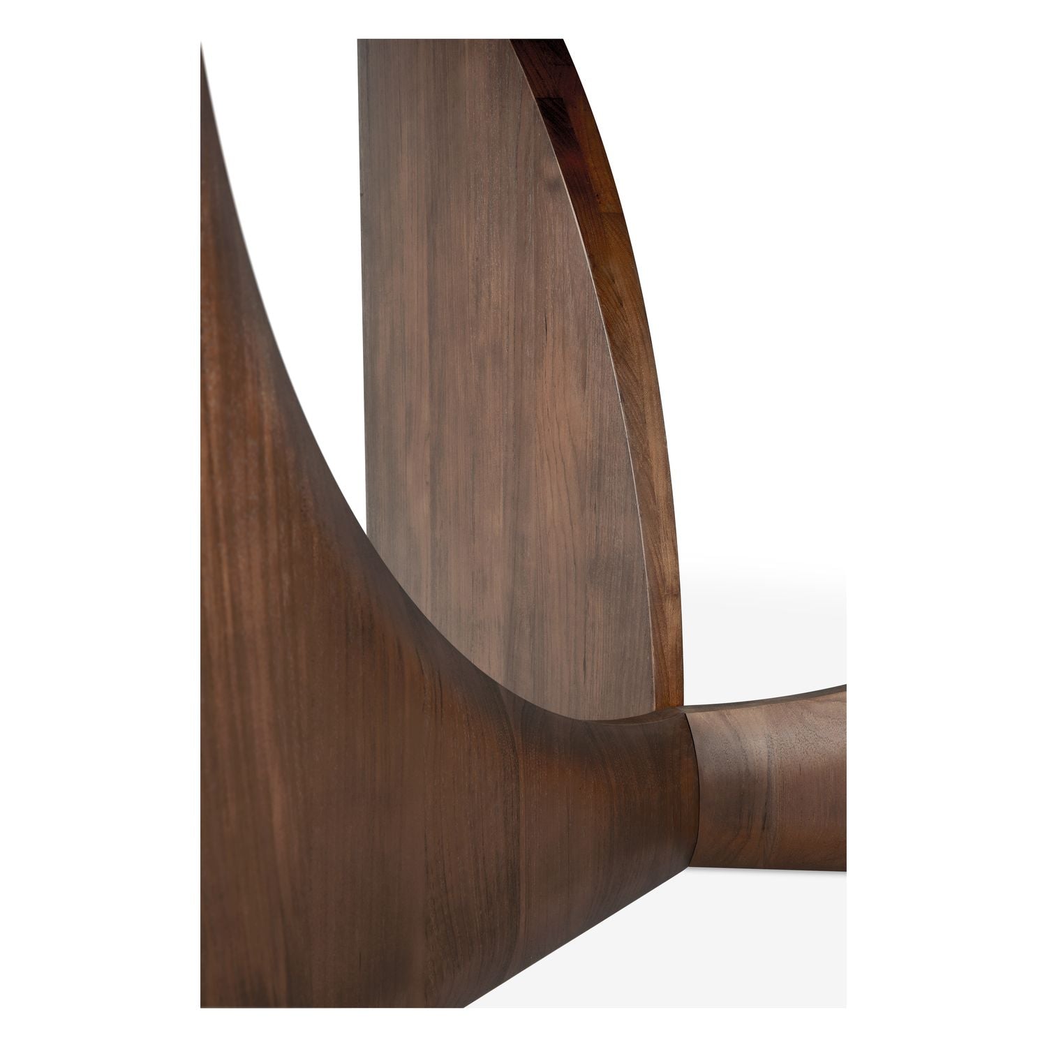 Ethnicraft Teak Geometric Round Dining Table – Trit House