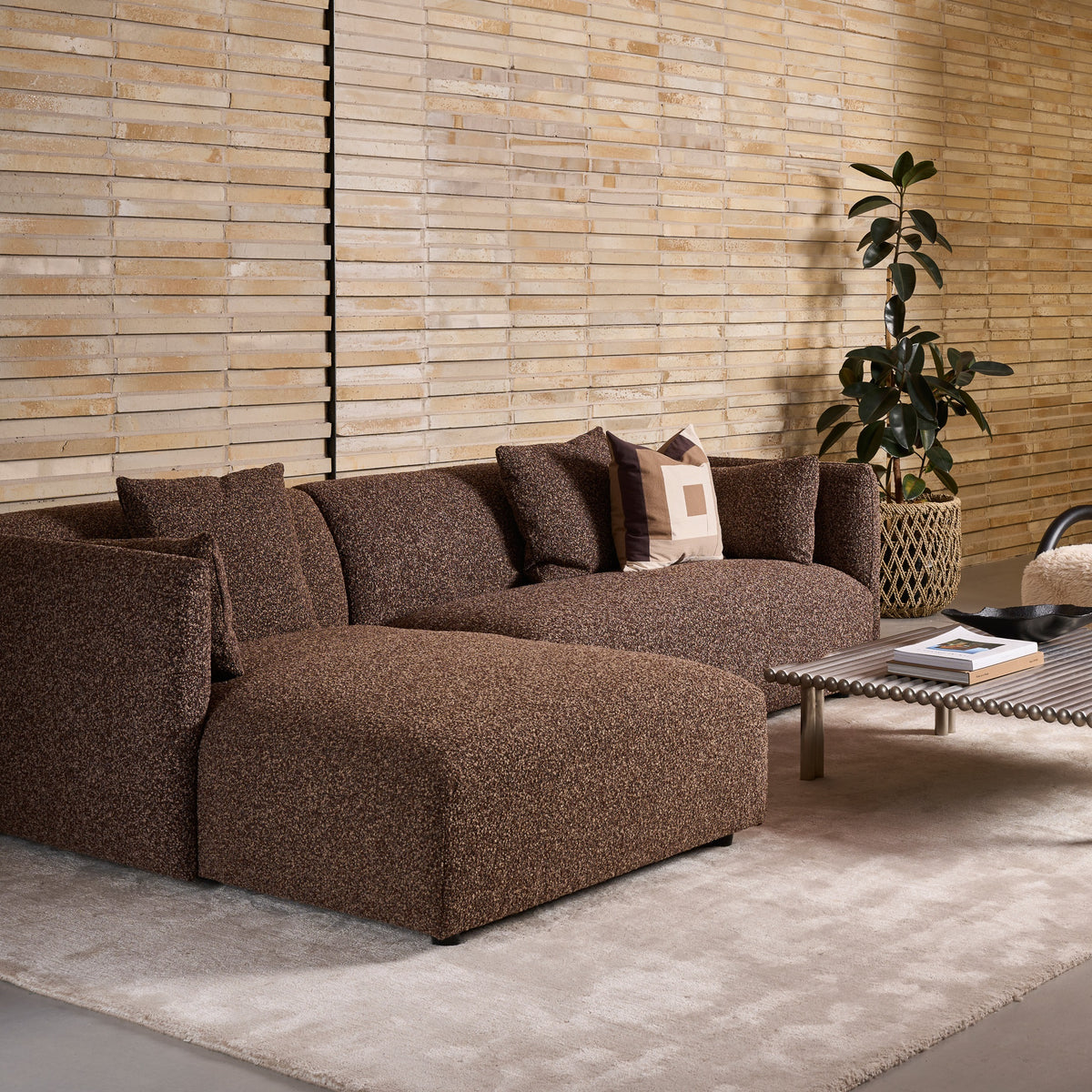 Luna L Shape Sofa – Trit House