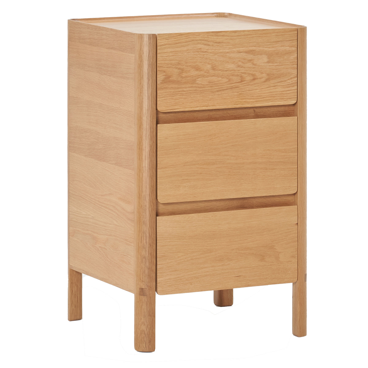 Tye 3 Drawer Timber Nightstand – Trit House