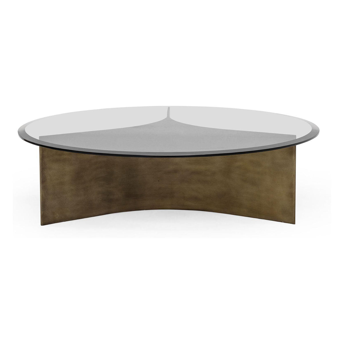 Arc Table 100Ø - Brass - Floor Stock – Trit House